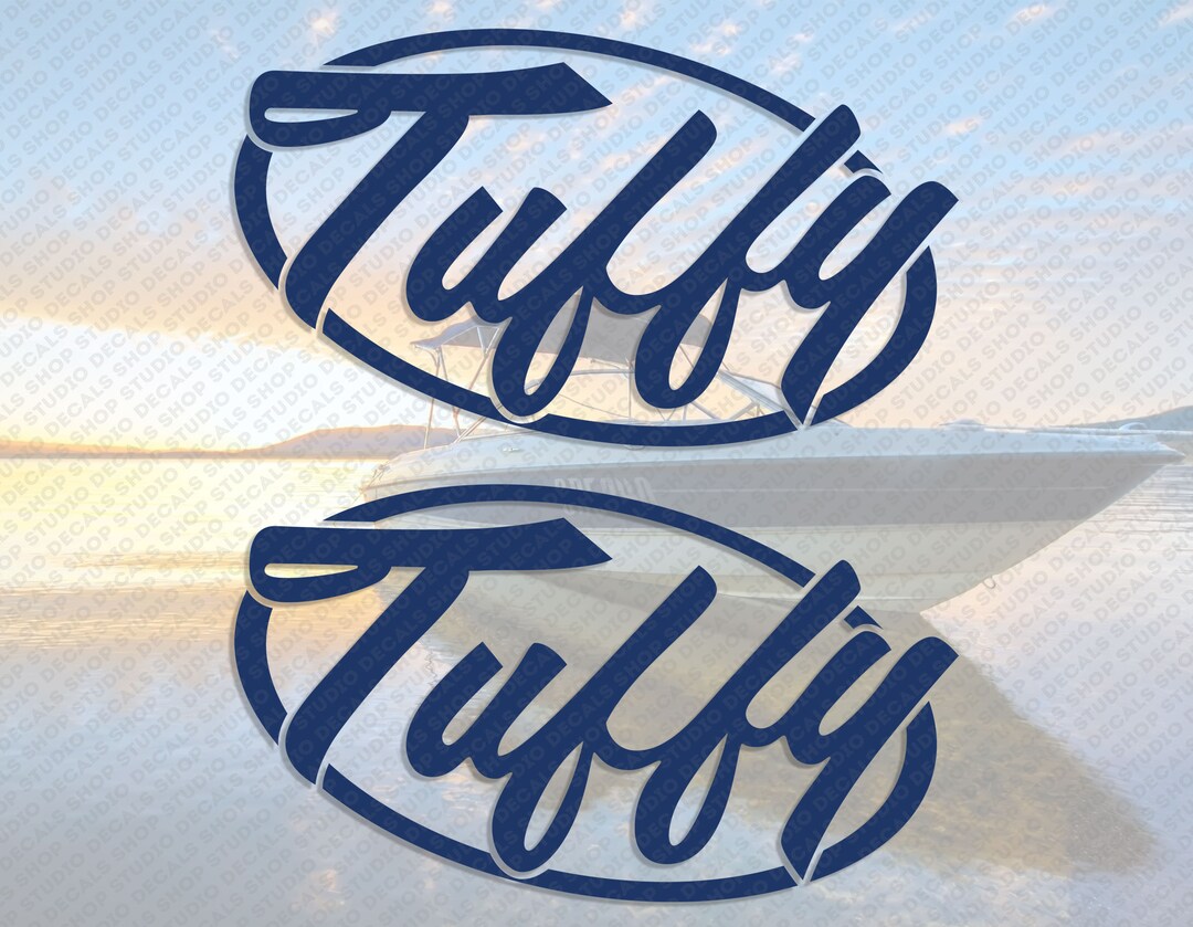 Tuffy Boat Logo Decal Set of 2 X 18" - Etsy