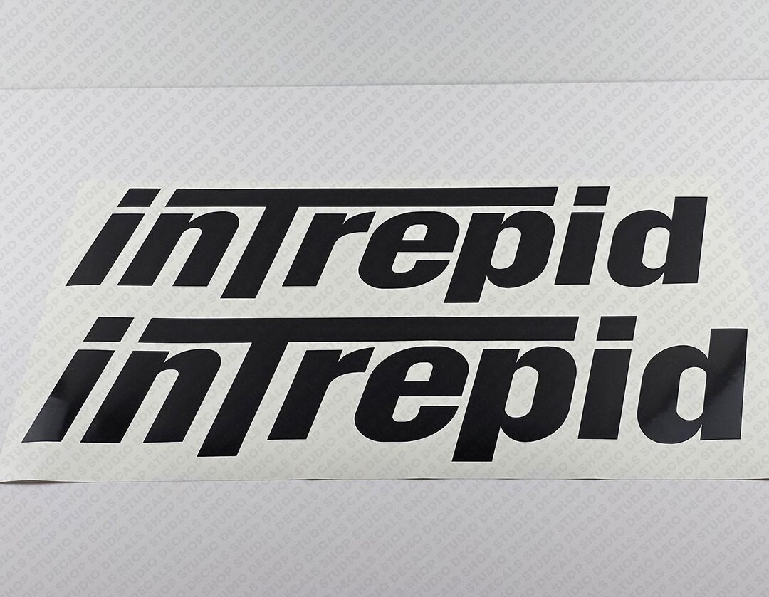 Intrepid Boat Logo Decal Set of 2 - Etsy
