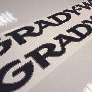 Grady White Boat Logo 2 Colors Decals Set of 2 - Etsy