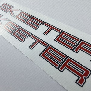 Skeeter Boat Logo V2 Decal Set of 2 - Etsy