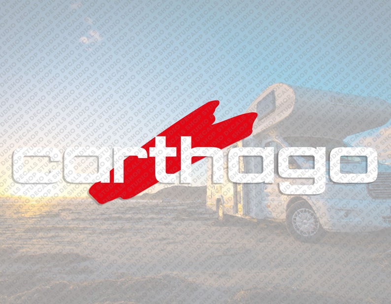 Carthago Logo Decal Sticker Reproduction - Etsy Australia