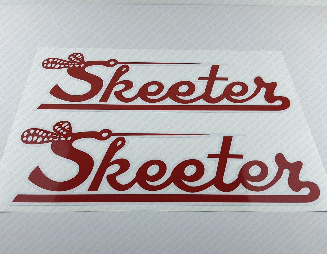 Skeeter Boat Logo V1 Decal Set of 2 X 20" - Etsy