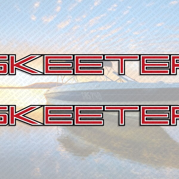 Skeeter Boat Decals - Etsy