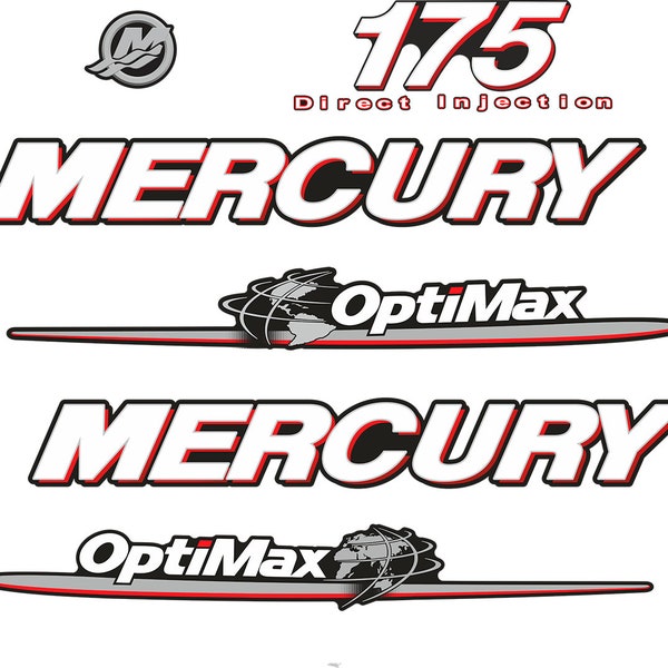 Mercury Optimax Decals - Etsy