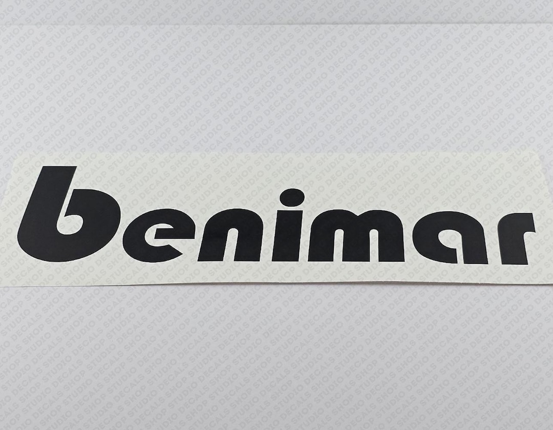 Benimar Logo Decal Sticker Reproduction - Etsy