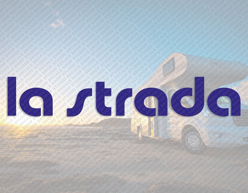 La Strada Logo Decal Sticker Reproduction - Etsy