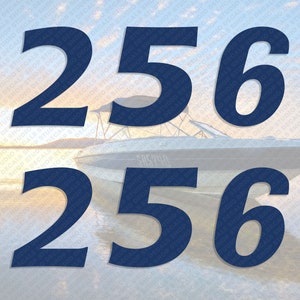 Cobia Boat 256 Decals Set of 2 X 7" - Etsy