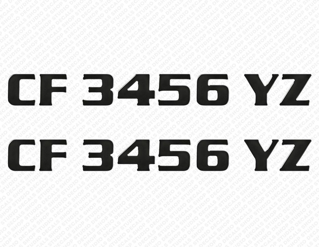 Reinell Matching Font Boat Raised Domed Registration Decals Stickers 29 ...