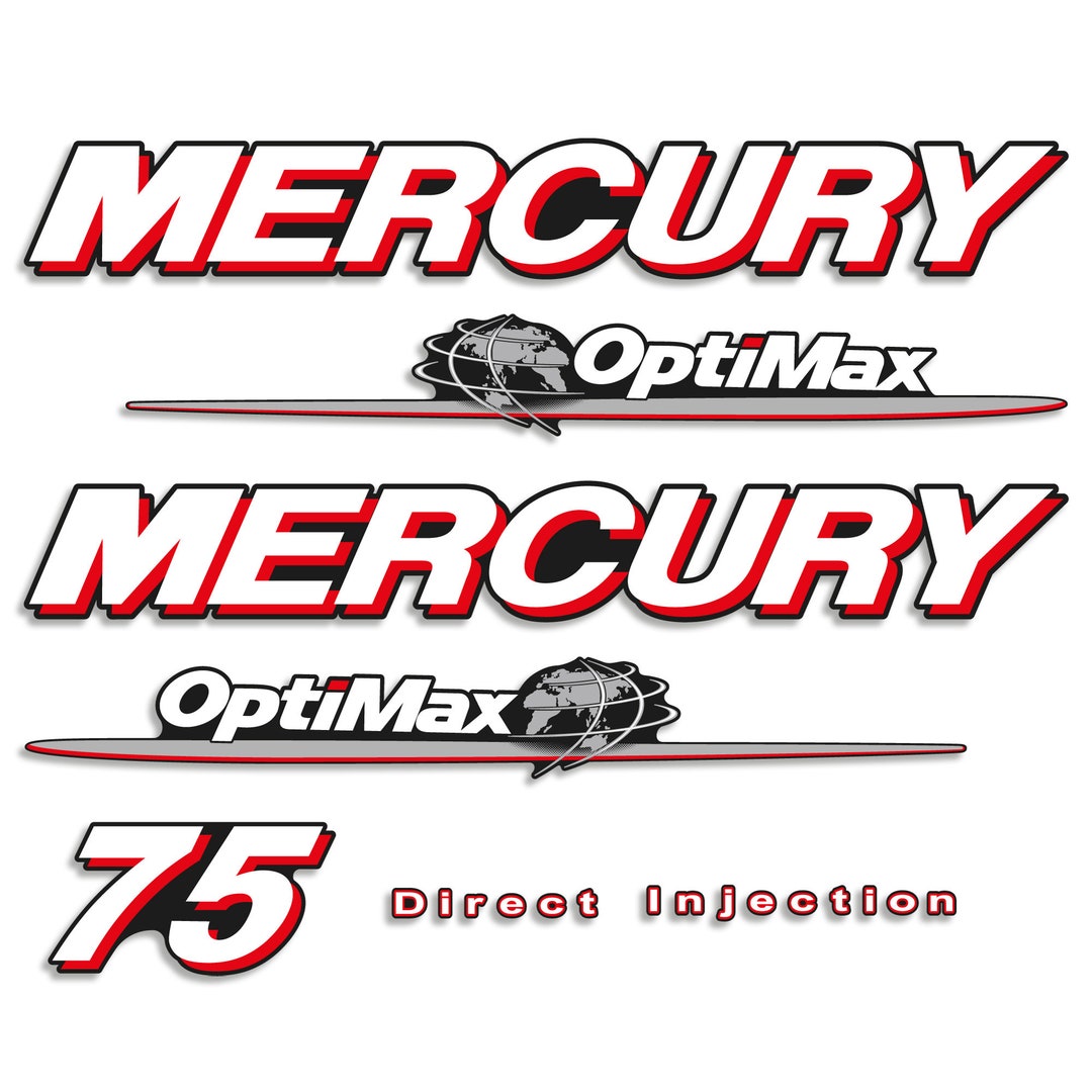 Mercury 75 HP Two Stroke Optimax DI 2006 2012 Set Outboard Engine ...