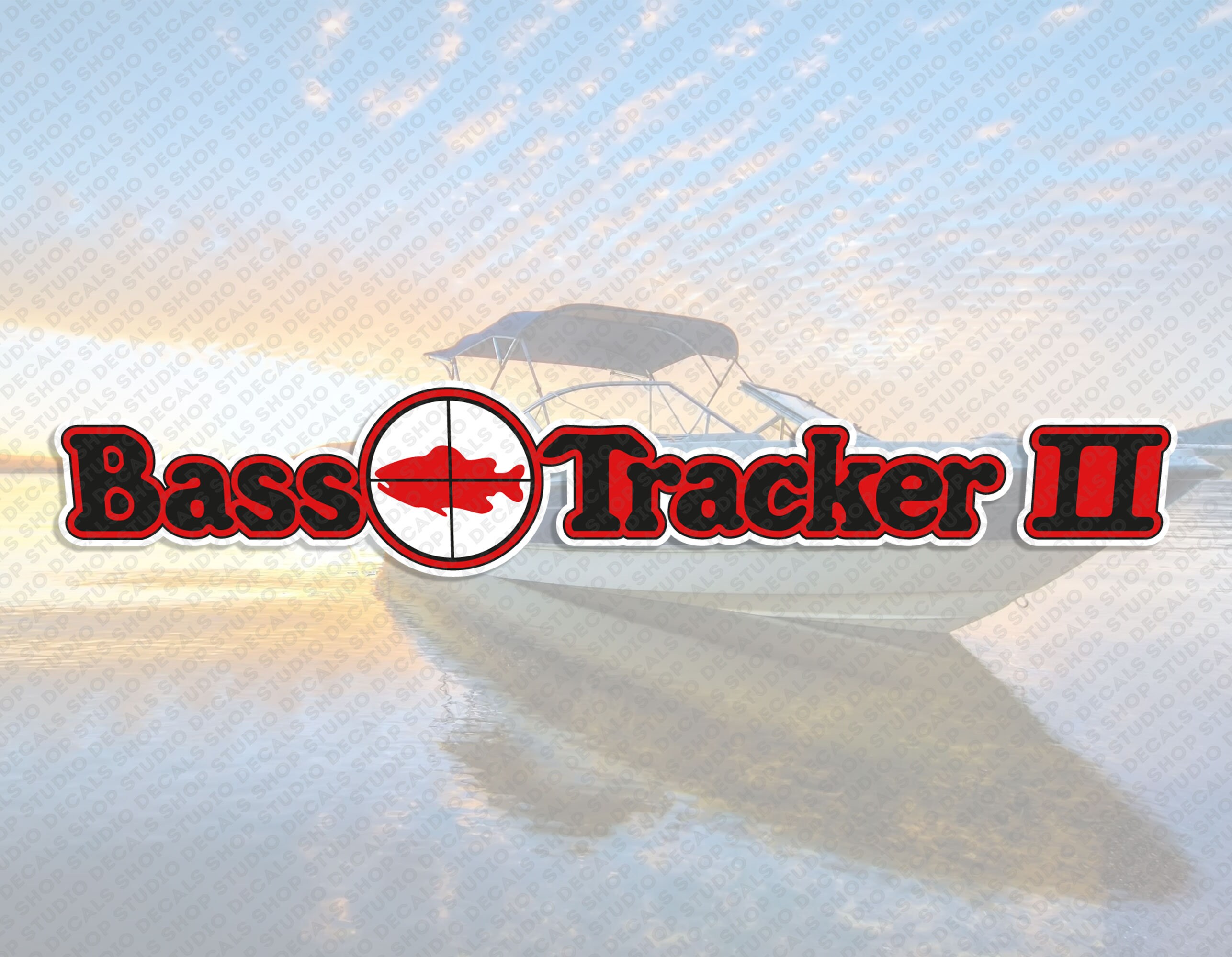 Bass Tracker II Target Boat Logo Decal 20 - Etsy