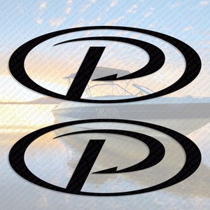 Pursuit Boat Logo Oval Decal Set of 2 X 6 - Etsy