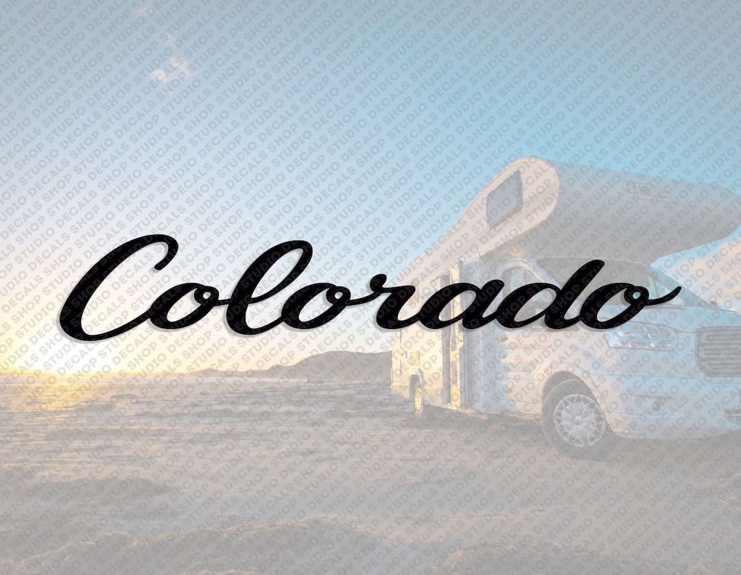 Colorado Logo 35cm Decal Sticker Reproduction - Etsy