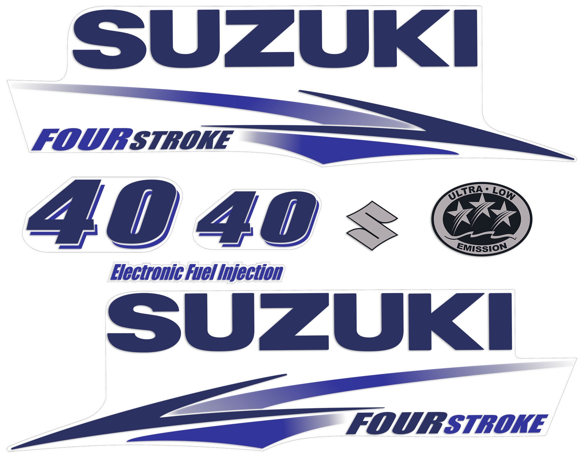 Suzuki DF40 40hp Four Stroke White Cowling 2010 2013 | Etsy