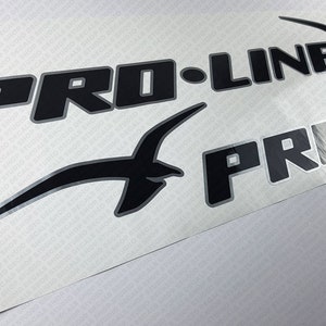 Pro Line Boat Logo Silver Decal Set of 2 X 40" - Etsy