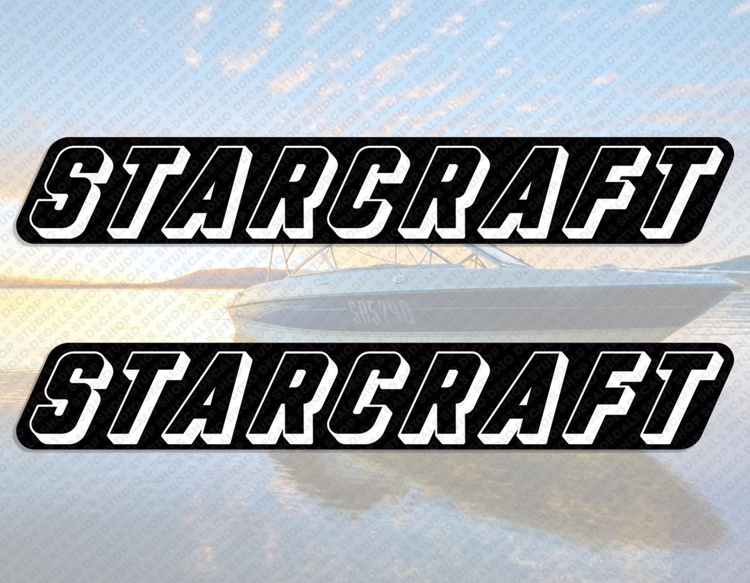 Starcraft Boat Logo V5 Decal Set of 2 X 24 - Etsy