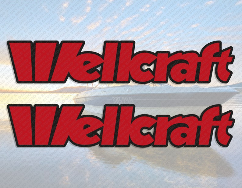 Wellcraft Boat Logo V3 Decal Set of 2 X 32 - Etsy