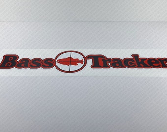Bass Tracker Boat Decal Custom Set Excaliber - Etsy
