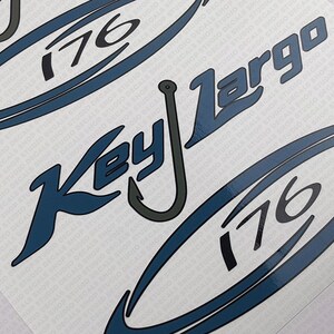 Key Largo 176 Center Console Boat Decal Set of 2 X 11" - Etsy