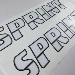 Sprint Boat Logo Decal Set of 2 X 17.5" - Etsy