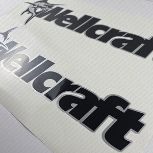 Wellcraft Boat Logo V4 Silver Decal Set of 2 - Etsy