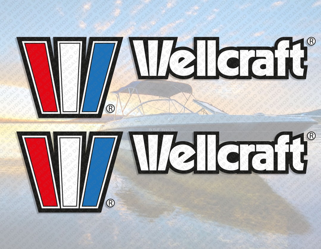 Wellcraft Boat Logo V1 Decal Set of 2 X 21 - Etsy