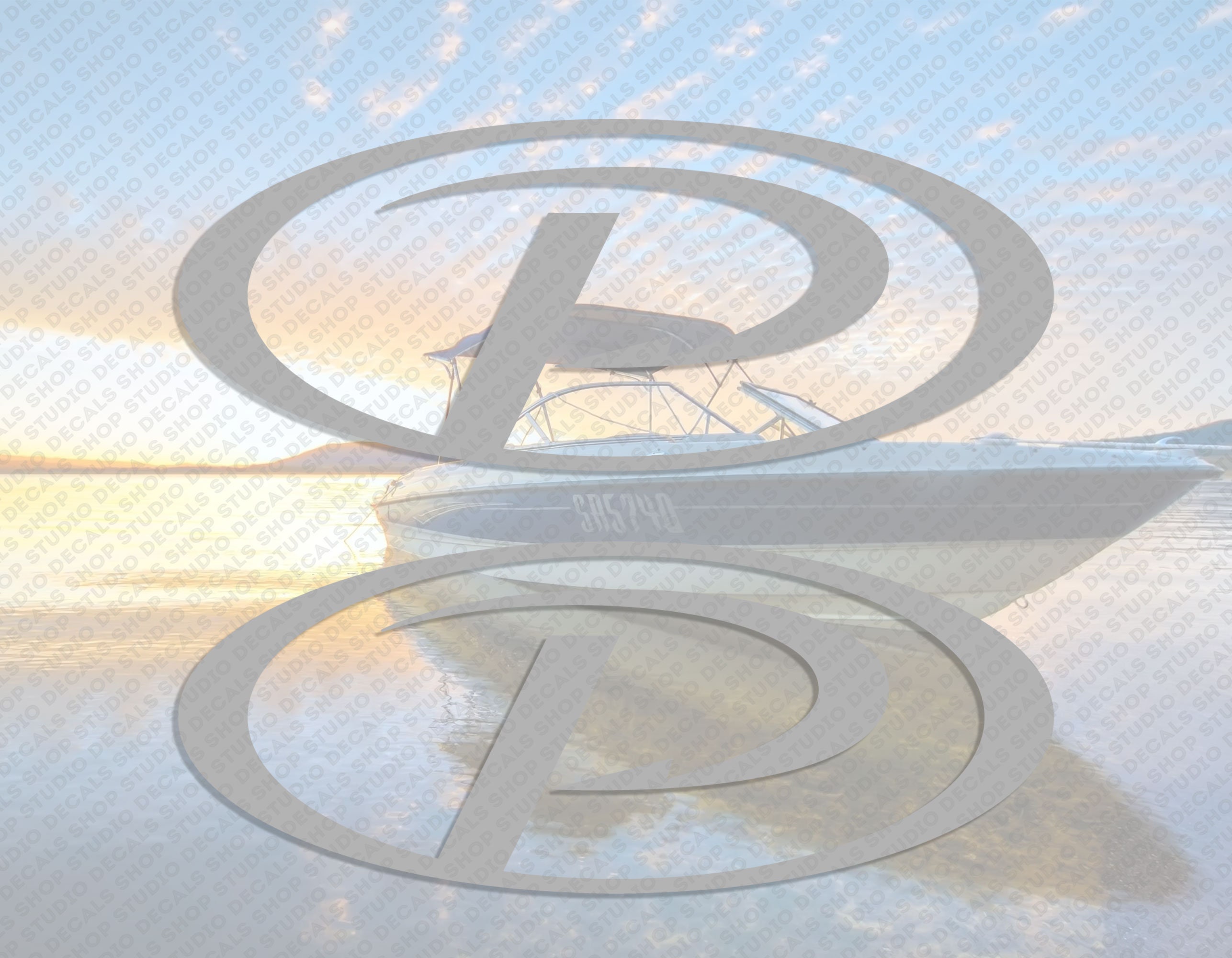 Pursuit Boat Logo Oval Decal Set of 2 X 6 - Etsy