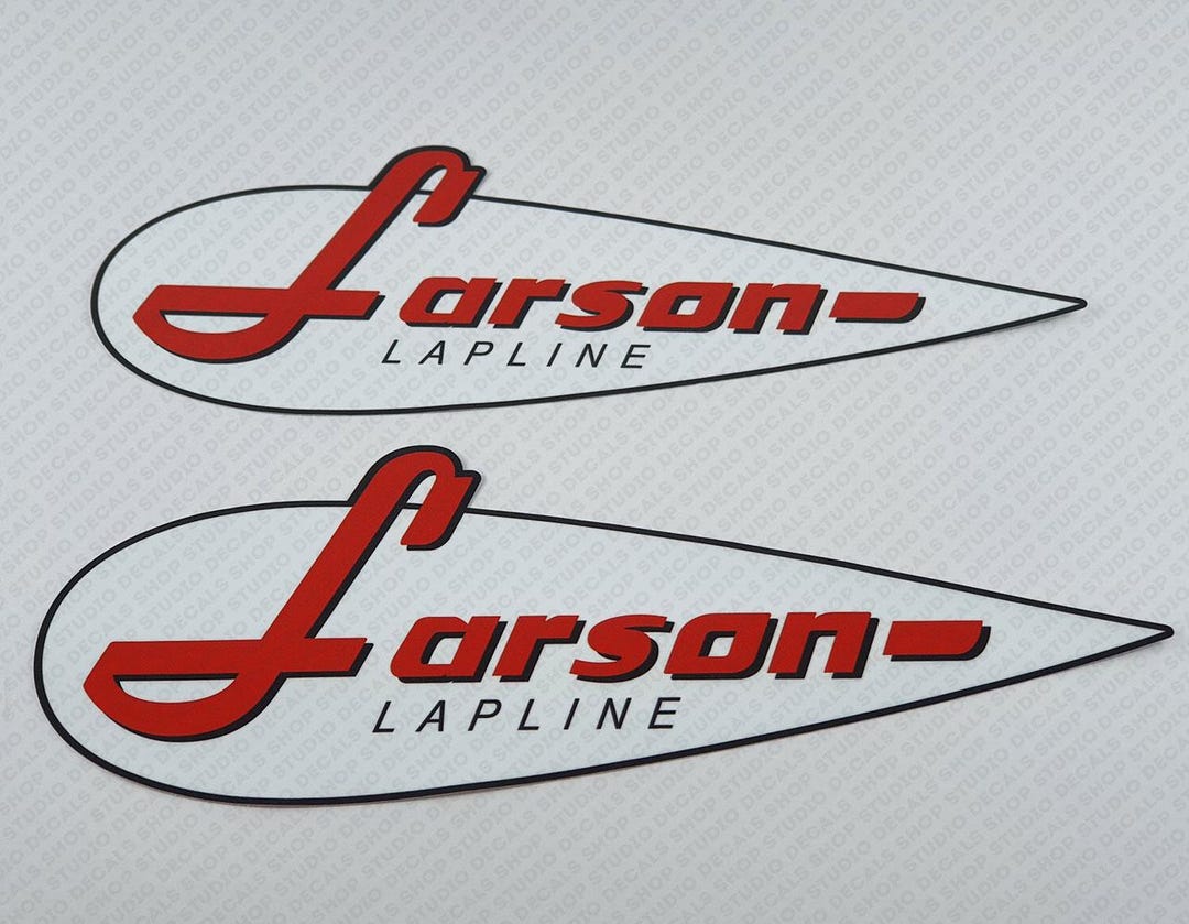 Larson Lapline Boat Decal Set of 2 X 14.5" - Etsy