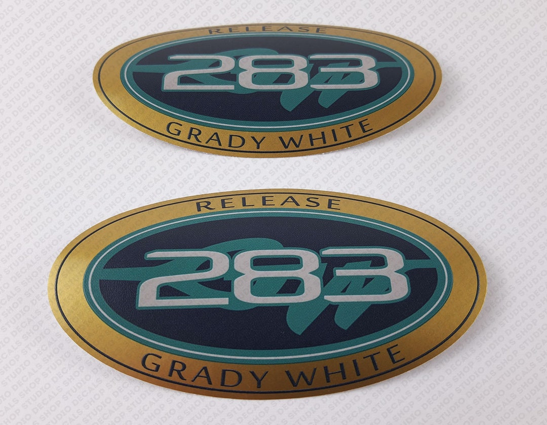 Grady White 283 Release Decals Set of 2 X 5" - Etsy