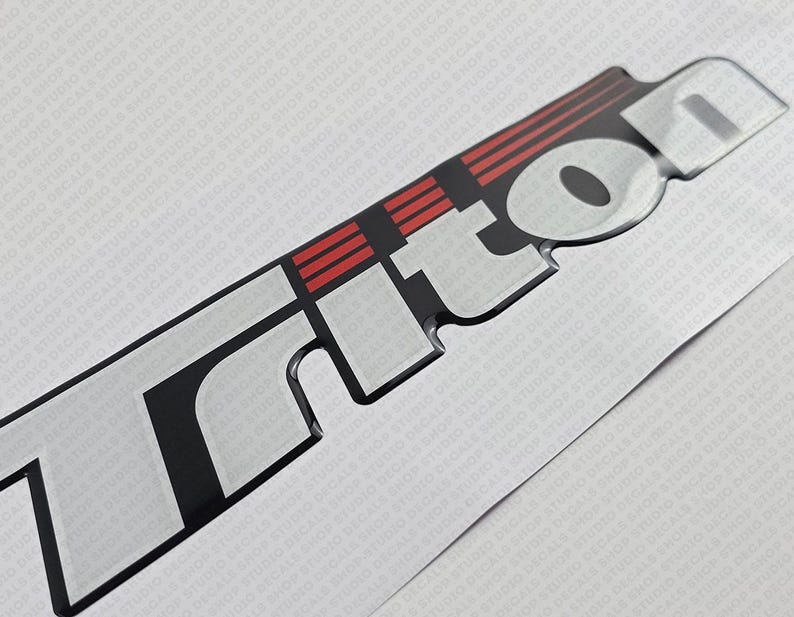 Triton Boat Logo Raised Domed 3D Decal 1pcs. - Etsy