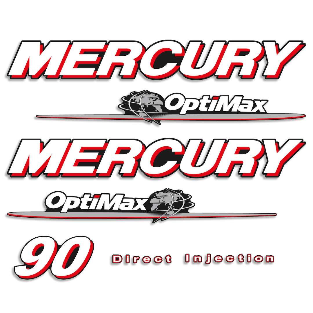 Mercury 90 HP Two Stroke Optimax DI 2006 2012 Set Outboard Engine ...