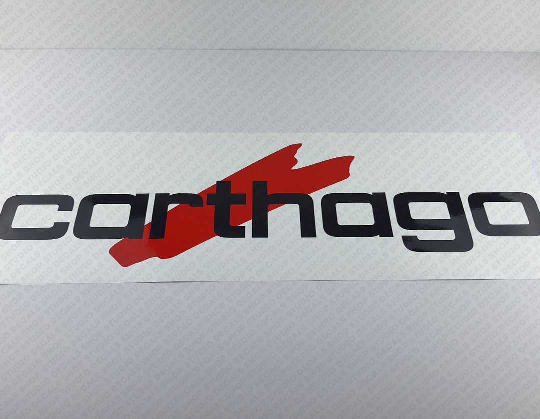 Carthago Logo Decal Sticker Reproduction - Etsy UK