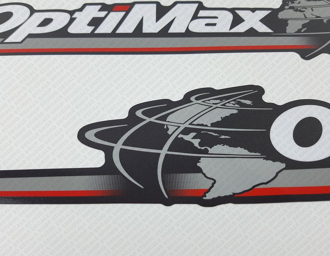 Mercury 200 Hp Optimax Outboard Engine Decals Sticker Set Reproduction ...