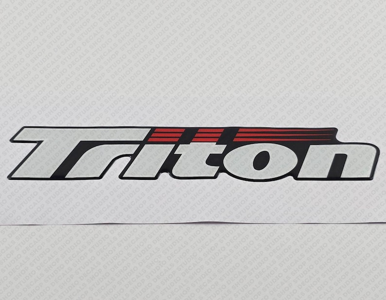 Triton Boat Logo Raised Domed 3D Decal 1pcs. - Etsy