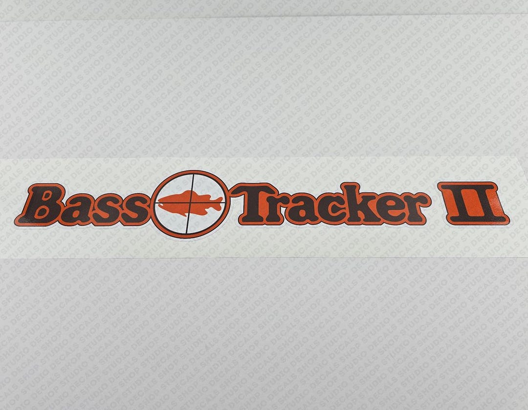 Bass Tracker II Target 1970'S Boat Logo Decal 20" - Etsy