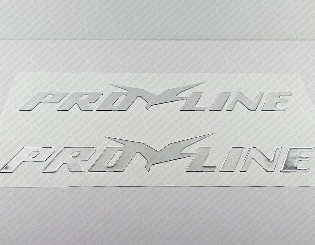 Pro Line Boat Logo Chrome Raised Domed 3D Decal Set of 2 - Etsy