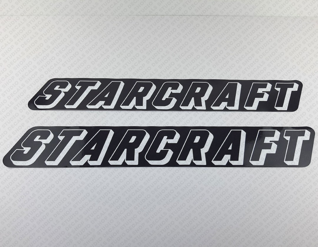 Starcraft Boat Logo V5 Decal Set of 2 X 24" - Etsy