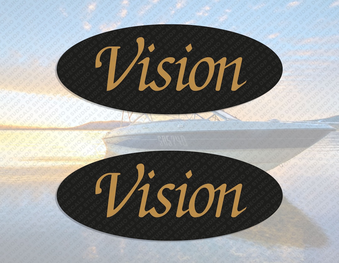 Kenner Boat Vision Logo Gold Decal Set of 2 X 5" - Etsy