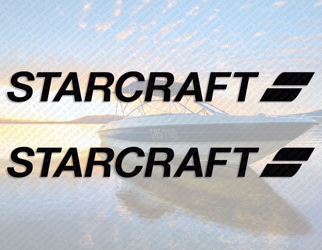 Starcraft Boat Logo V3 Decal Set of 2 X 20" - Etsy