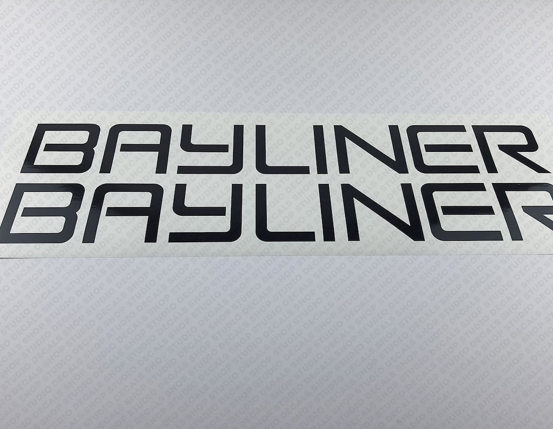 Bayliner Boat Logo Decals Set of 2 X 24" - Etsy