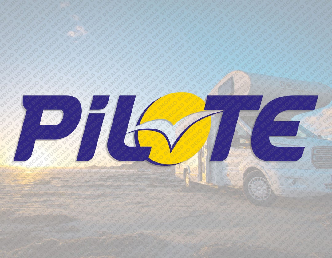 Pilote Logo V2 Decal Sticker Reproduction - Etsy