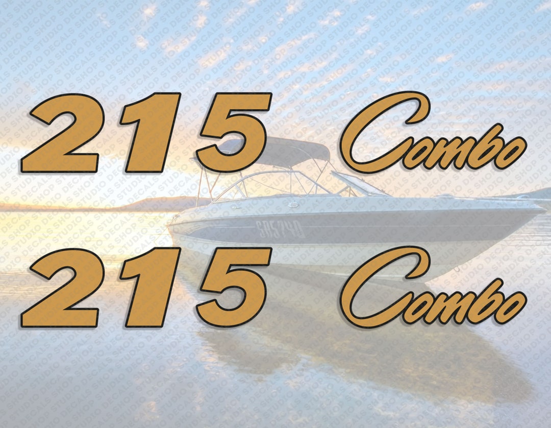 Pro Craft 215 Combo New Style Boat Gold Decal Set of 2 X 11.5" - Etsy