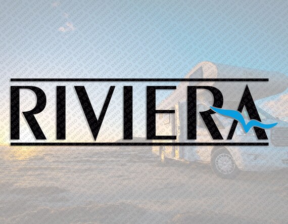 Riviera Logo Decal Sticker Reproduction | Etsy