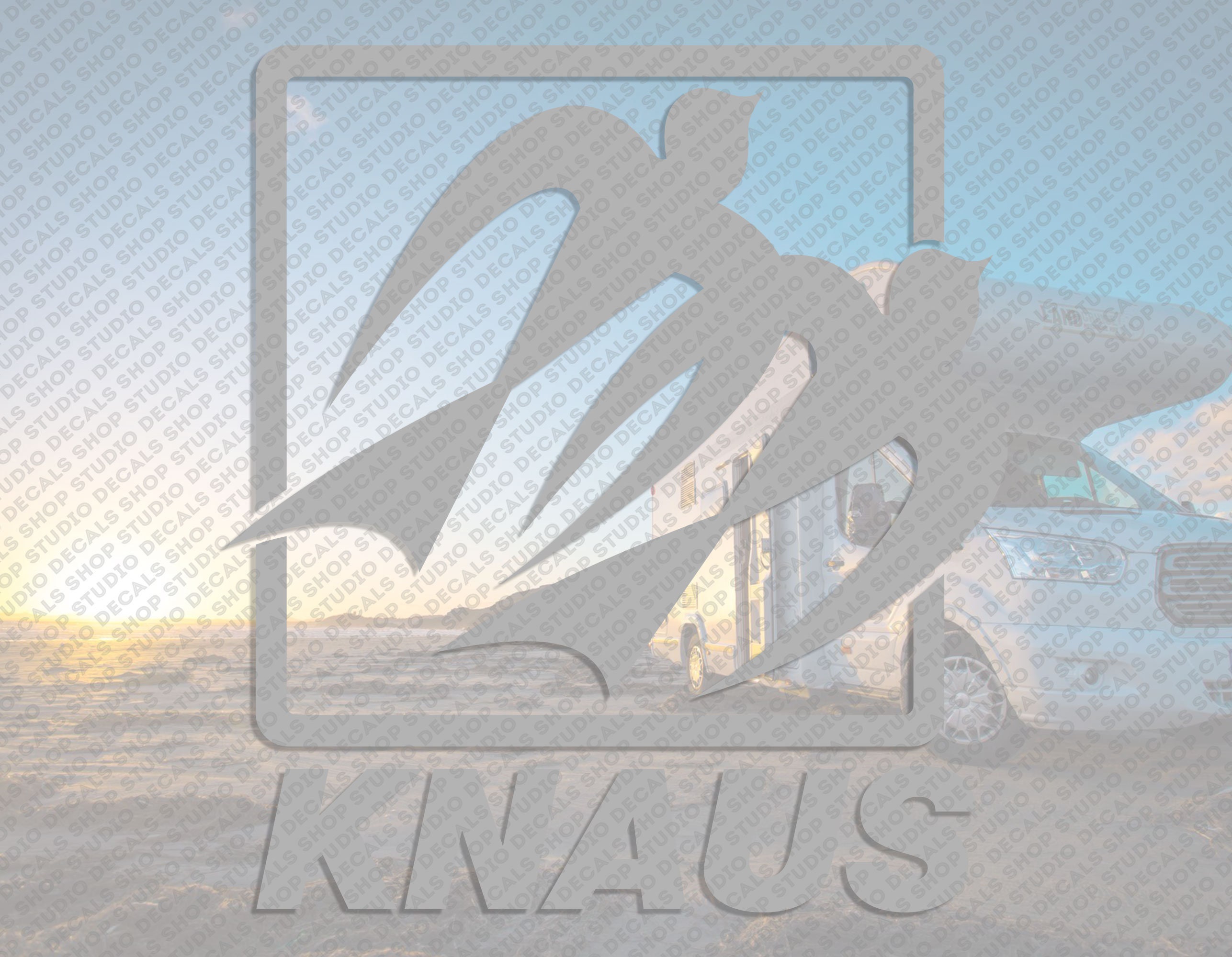 Knaus Logo Decal 25cm Sticker Reproduction - Etsy Australia