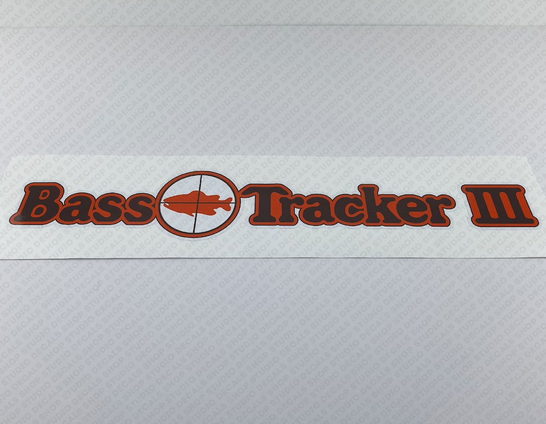 Bass Tracker III Target 1970'S Boat Logo Decal 21.75" - Etsy