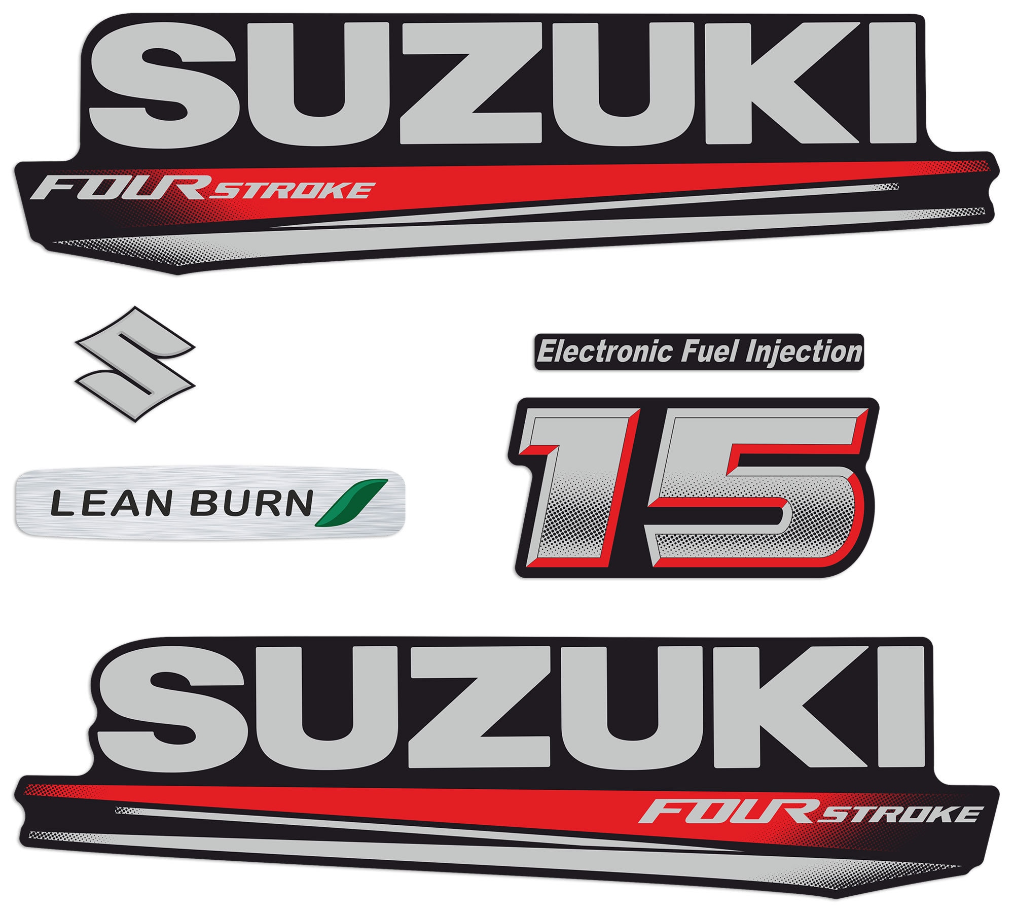 Suzuki DF15 15hp Four Stroke 2017 Outboard Engine Decals - Etsy