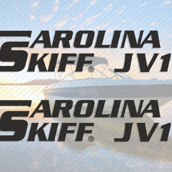Carolina Skiff Decal - Etsy