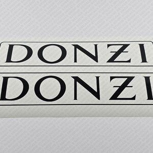 Donzi Boat Logo Decals Set of 2 - Etsy
