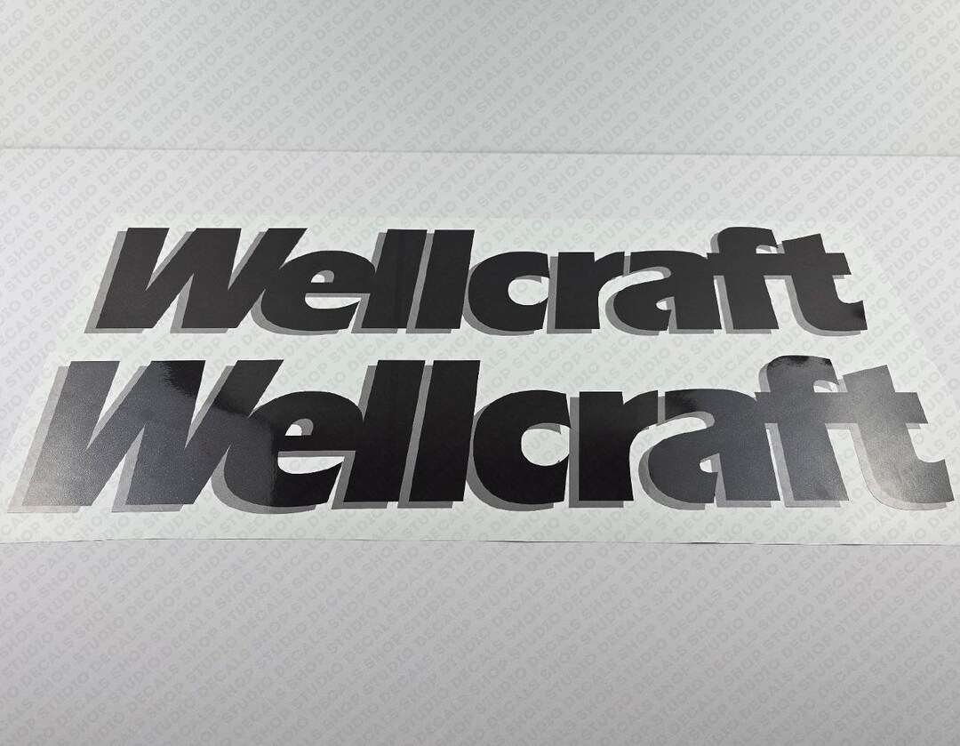 Wellcraft Boat Logo V2 Decal Set of 2 X 32" - Etsy