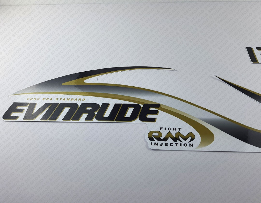 Evinrude 135HP Ficht RAM Injection 2001 White Cowl Outboard Engine ...