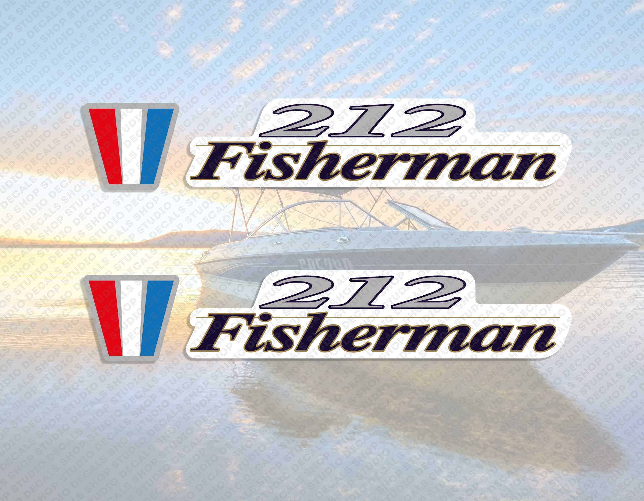 Wellcraft 212 Fisherman Boat Decal Set of 2 X 15 - Etsy